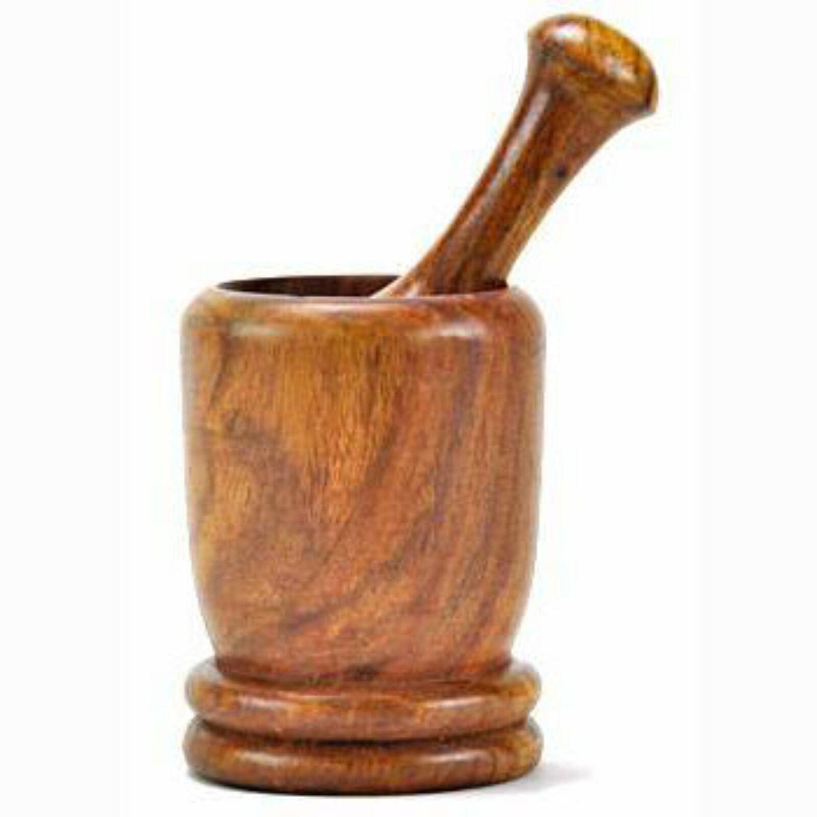 Wooden Mortar and Pestle